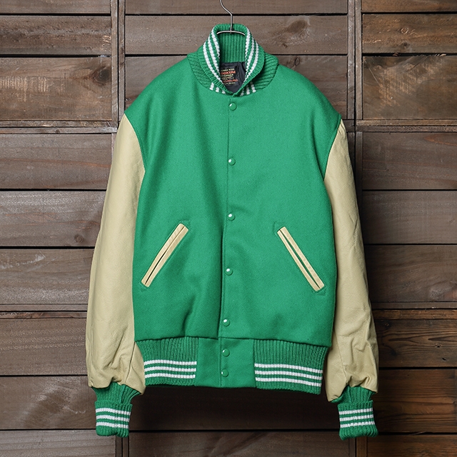 SKOOKUM 99301 LEATHER SLEEVE SET-IN(36 GREEN/CREAM LEATHER): APPAREL ...